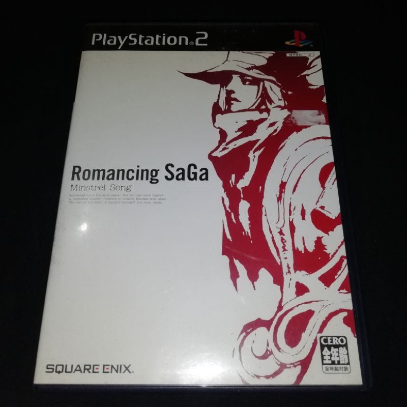 ROMANCING SAGA Ministrel Song PS2 Game Disc ORIGINAL Made in Japan Sony ...