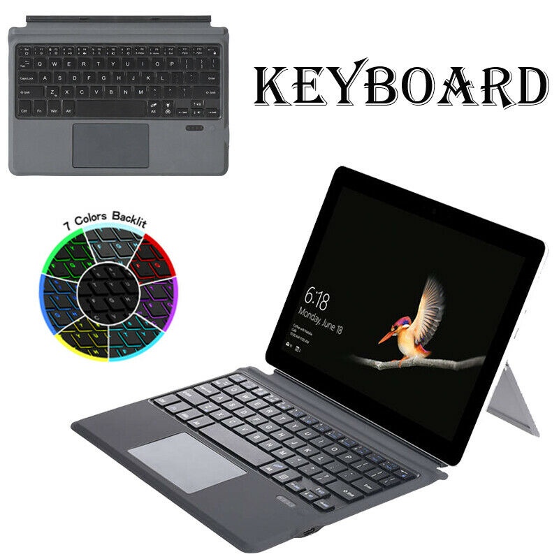 For Microsoft Surface Pro 3 4 5 6 7 Wireless Bluetooth Keyboard w ...