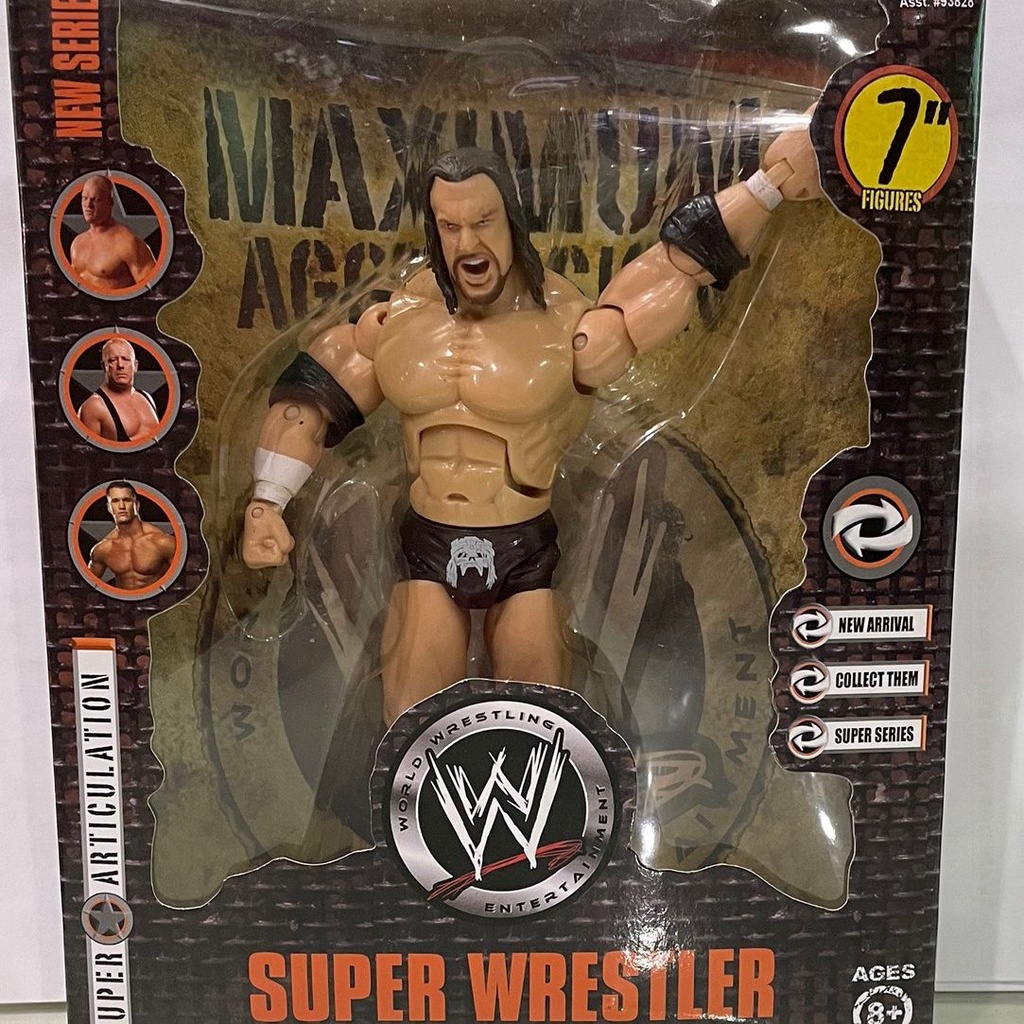 7 INCH WWE ACTION FIGURE JONE CENA BATISTA Wrestler TRIPLE H Shawn ...