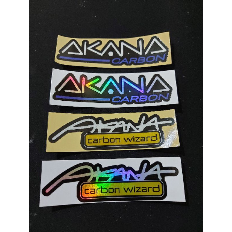 STICKER AKANA CARBON WIZARD PRINCUTT | Shopee Philippines