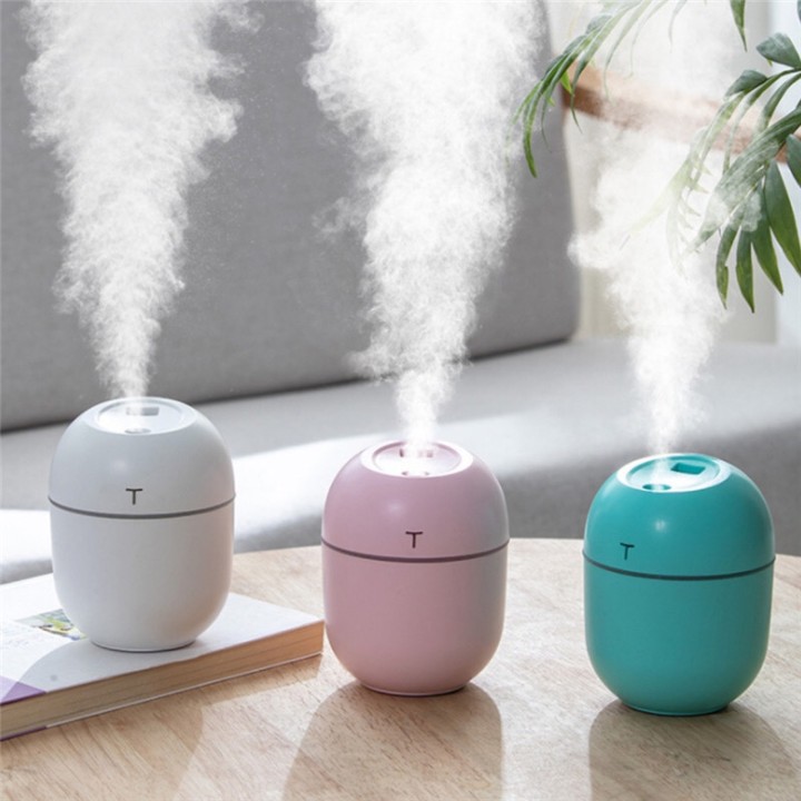220ML Mini Portable Ultrasonic Air Humidifier Aroma Essential Oil ...