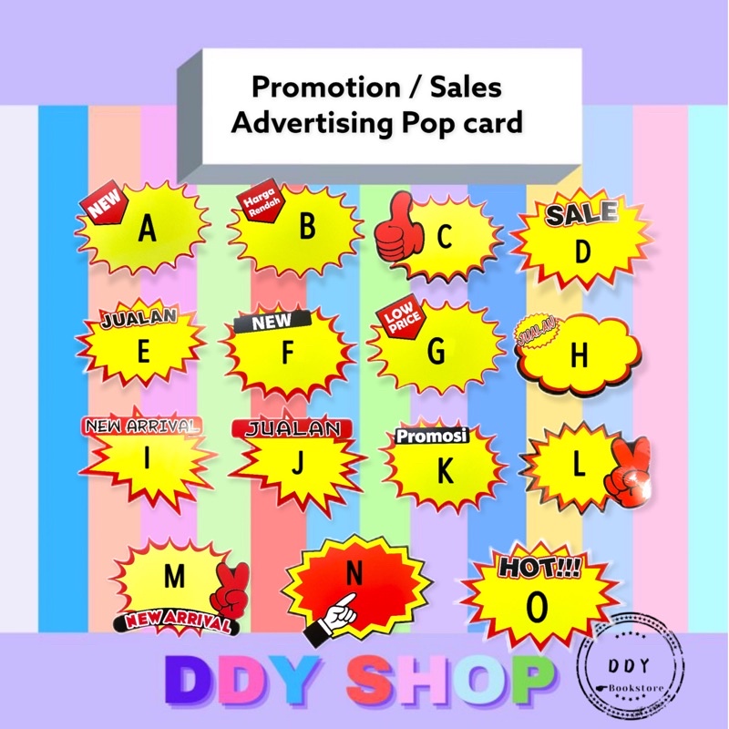 Pop Card Advertising Pop card (Medium Size) | Shopee Philippines