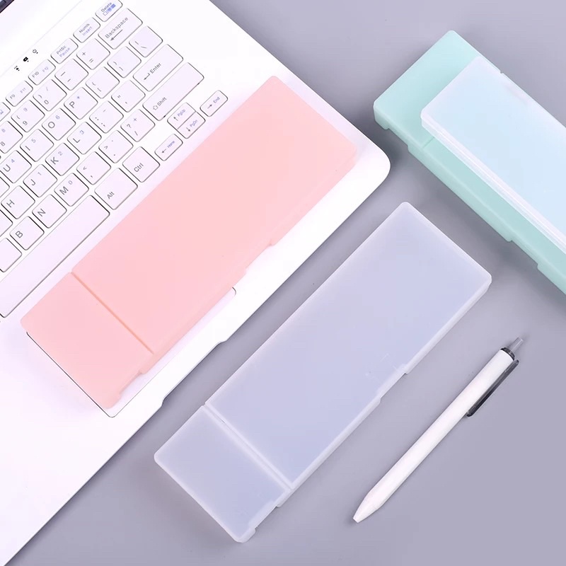 KAWAII OFFICE HARD PVC PLASTIC PEN CASE | Shopee Philippines