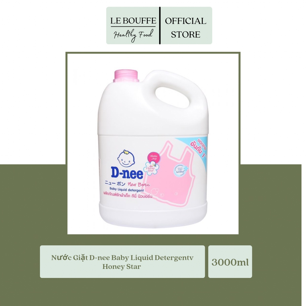 D-nee Baby Liquid Detergent Laundry Detergent 3000ml (Thailand ...
