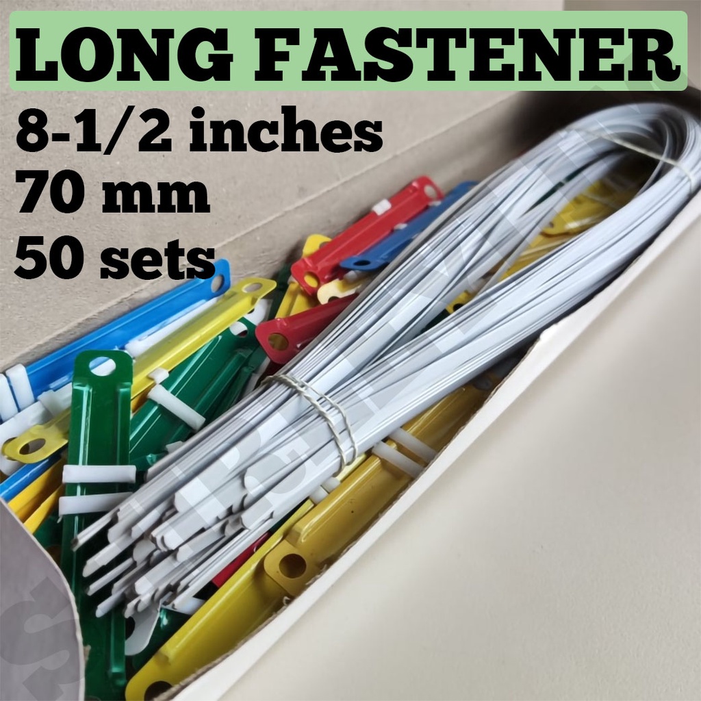 Long Fastener Plastic 8.5 inches 70 mm (7 cm) Fasteners | Shopee ...