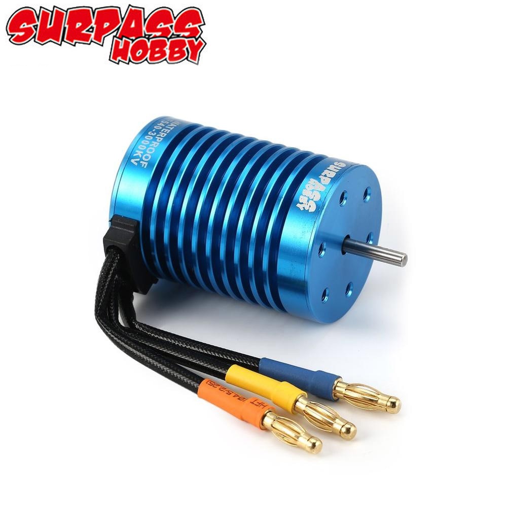 SURPASS HOBBY Waterproof F540 3000KV 3300KV 3930KV 4370KV Brushless Motor for 1/10 RC Car Redcat ...