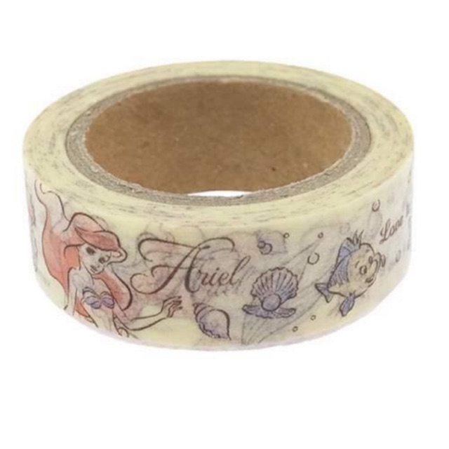 Disney Princess Masking Tape - 15mm - Ariel, The Little Mermaid ...