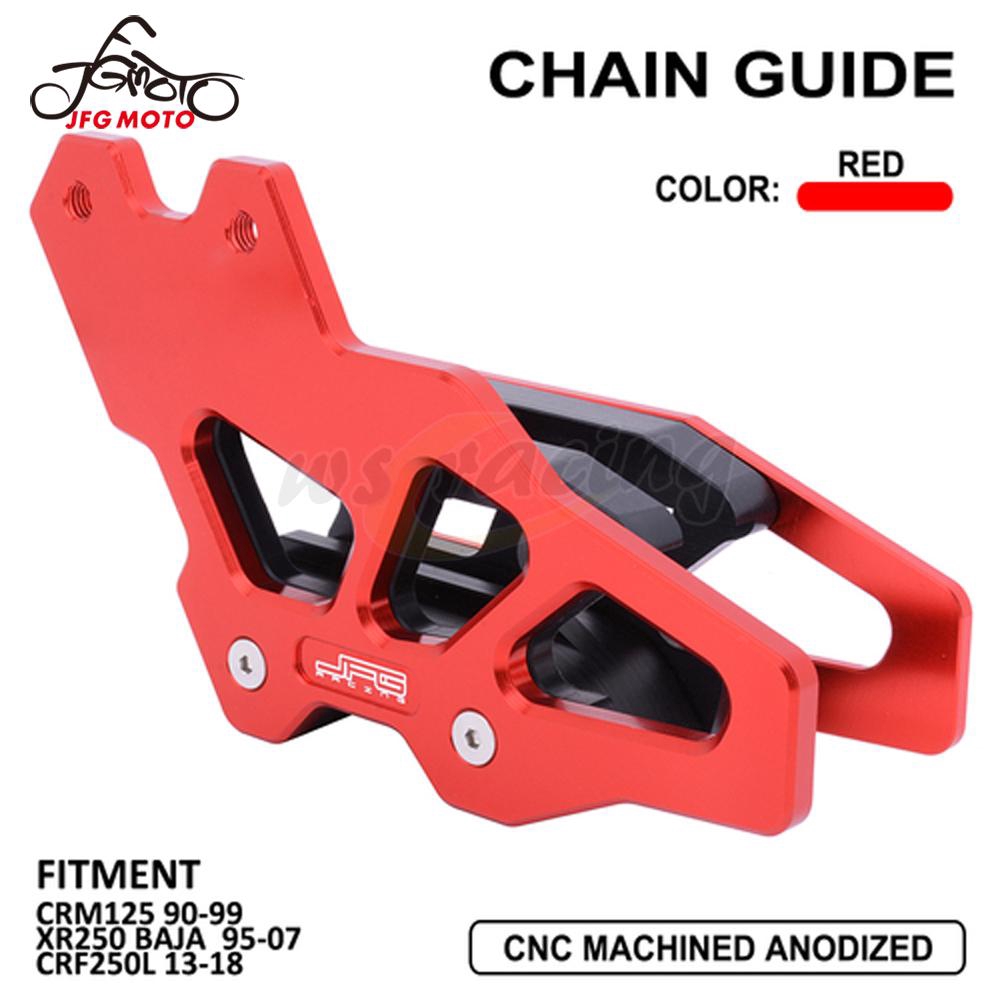 JFG MOTO Motorcycle Chain Guide Guard Tensioner For Honda CRF250L XR250 ...