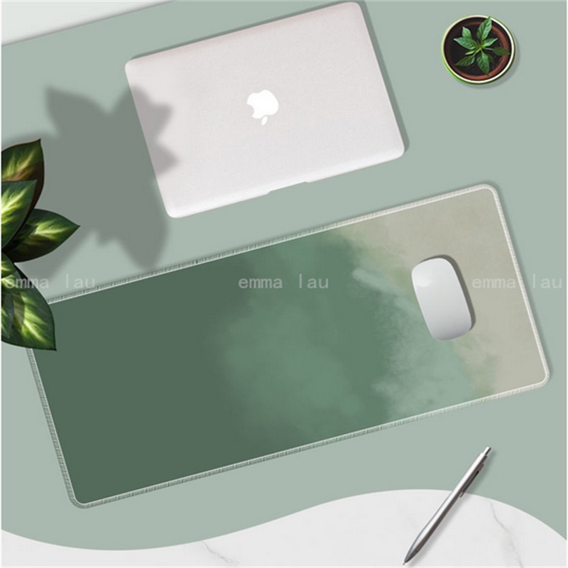 Gradient Mouse Pad Rubber Oversized Morandi Mouse Mat Desk Mat Thick ...