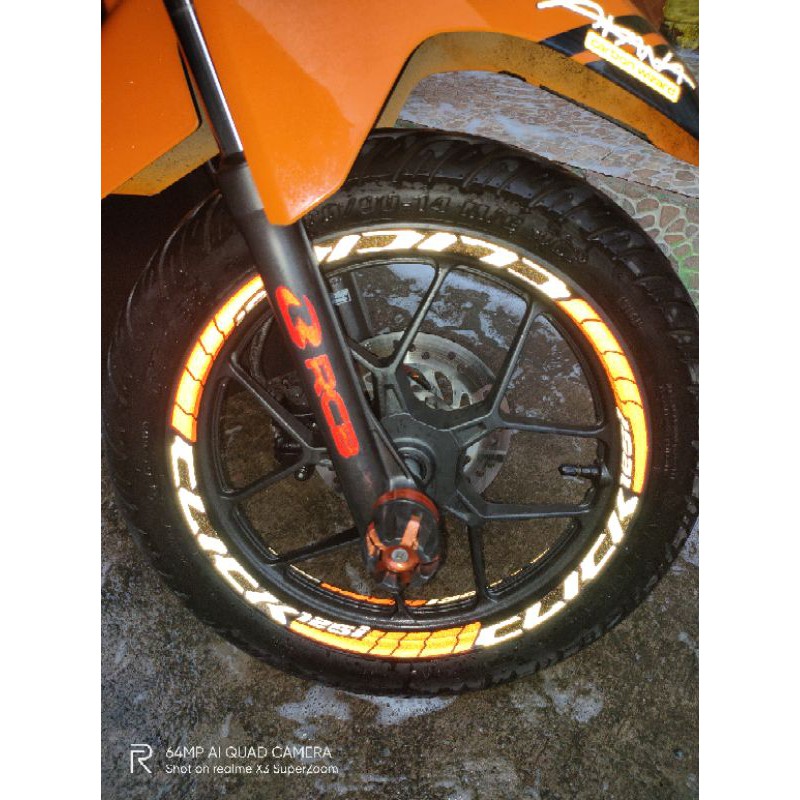 3M Reflective Honda Click Mags Sticker | Shopee Philippines
