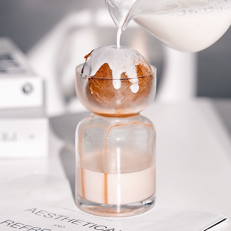 ins Style Hourglass Cup Saturn Coffee Influencer Water High-Value Drink ...