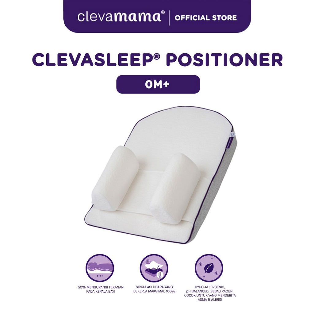 Clevamama Baby Clevasleep Positioner - Baby Sleeping Mat | Shopee ...