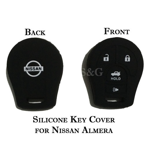 Nissan Almera Silicone Car Key Remote Cover/ JG 1 piece | Shopee ...