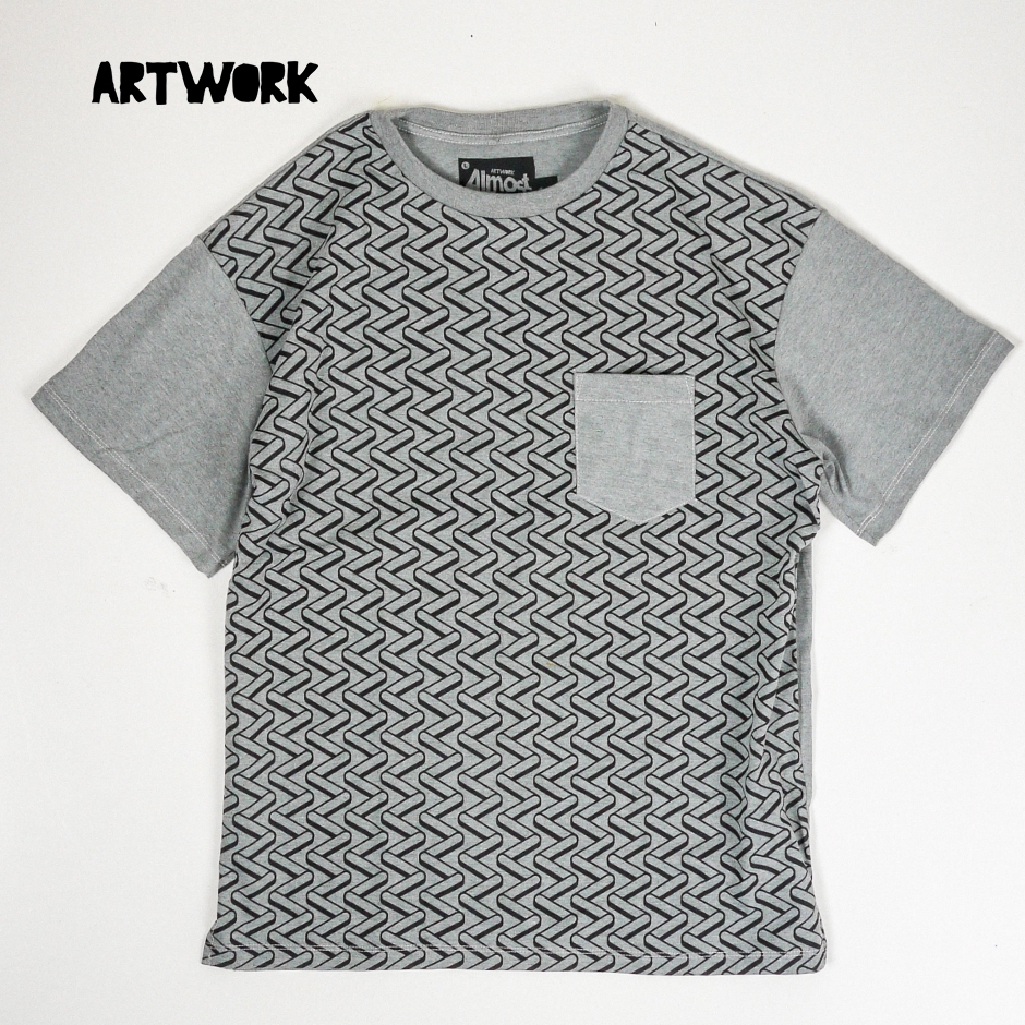 ARTWORK Zigzag Pattern (T-Shirts for Men) | Shopee Philippines