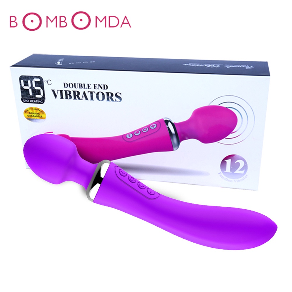Hkou New Av Magic Wand G Spot Massager Usb Charge Big Stick Vibrators