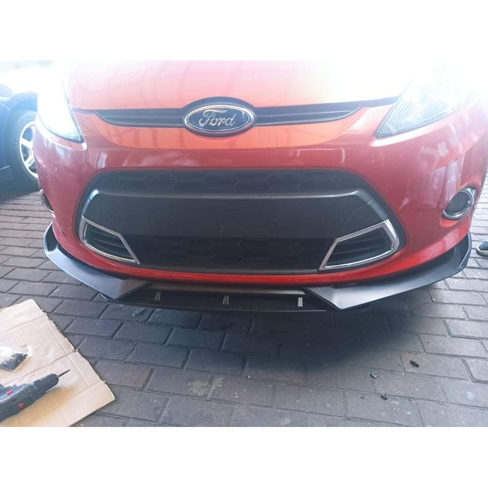 Ford Fiesta CARBON DESIGN Front Bumper Chin Double Blade | Shopee ...
