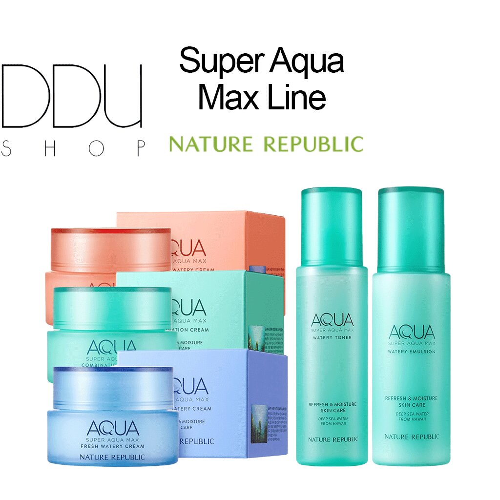 NatureRepublic / Super Aqua Max Line / Moisture Watery Cream ...