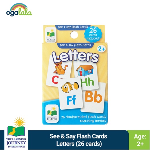 The Learning Journey Letters - Flash Card | Shopee Philippines