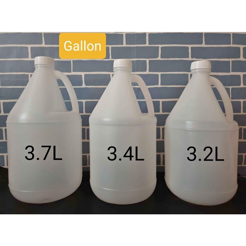 HDPE White Gallon Container 4pcs/pack | Shopee Philippines