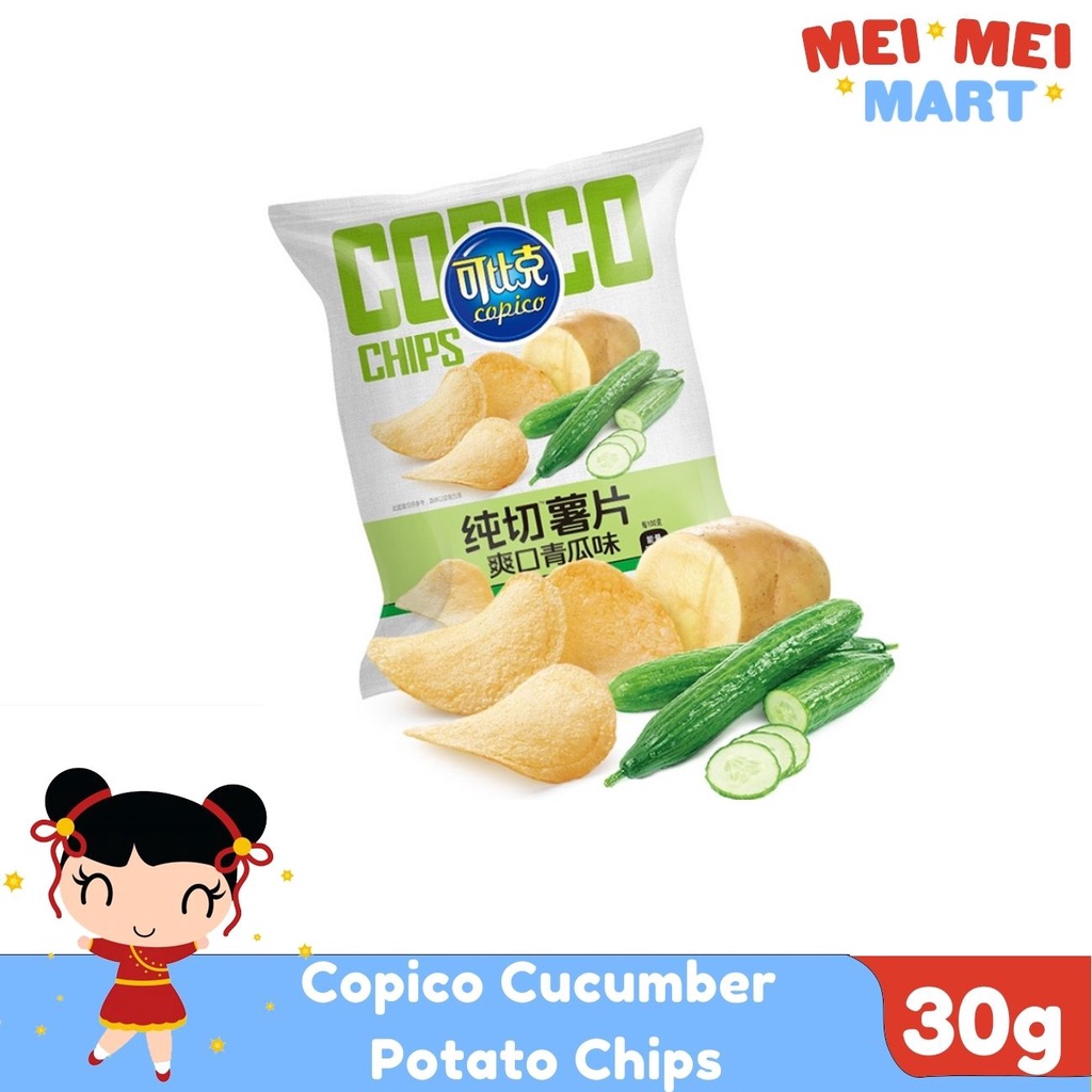 Copico Cucumber Potato Chips Spicy Potato Chips 30g | Shopee Philippines