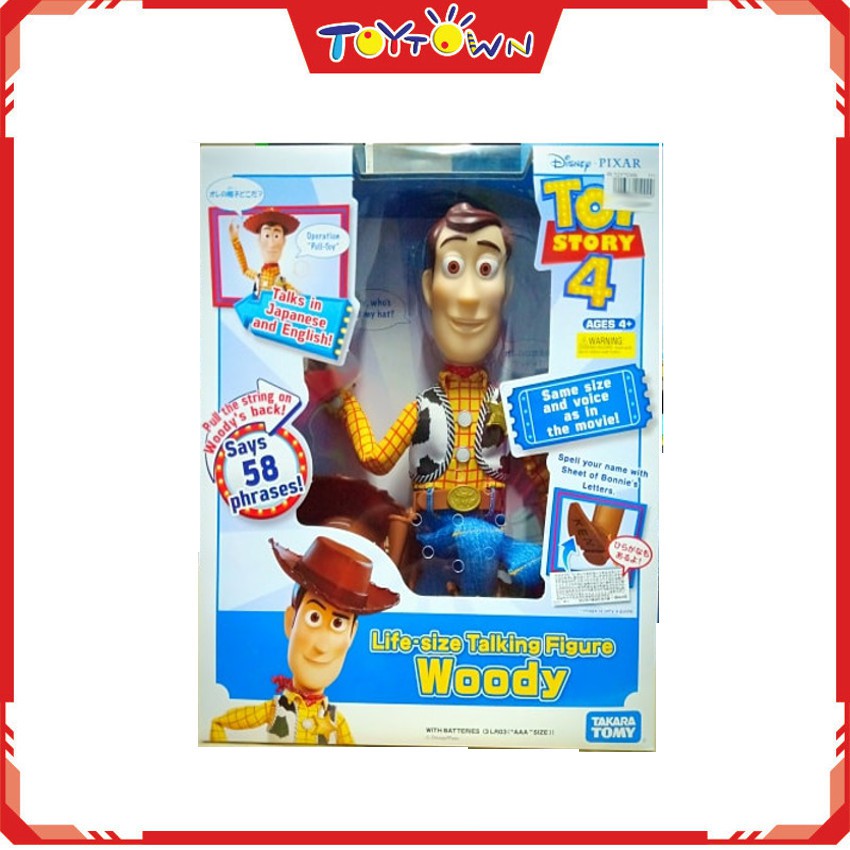 Takara Tomy Toy Story 4 Life - Size Talking Figure Woody | Shopee ...