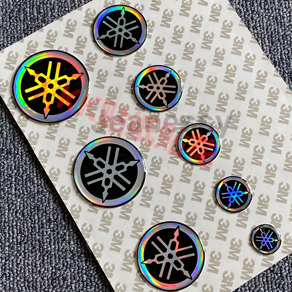 10 Pieces/Pack Yamaha Logo Emblem Gold/Silver/Red/BYAMAHA YZF R1 R3 R6 ...