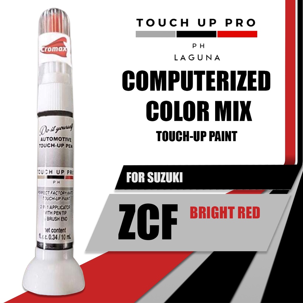 ZCF Bright Red Suzuki Touch up Pro Permanent Touch Up paint eYs1 ...