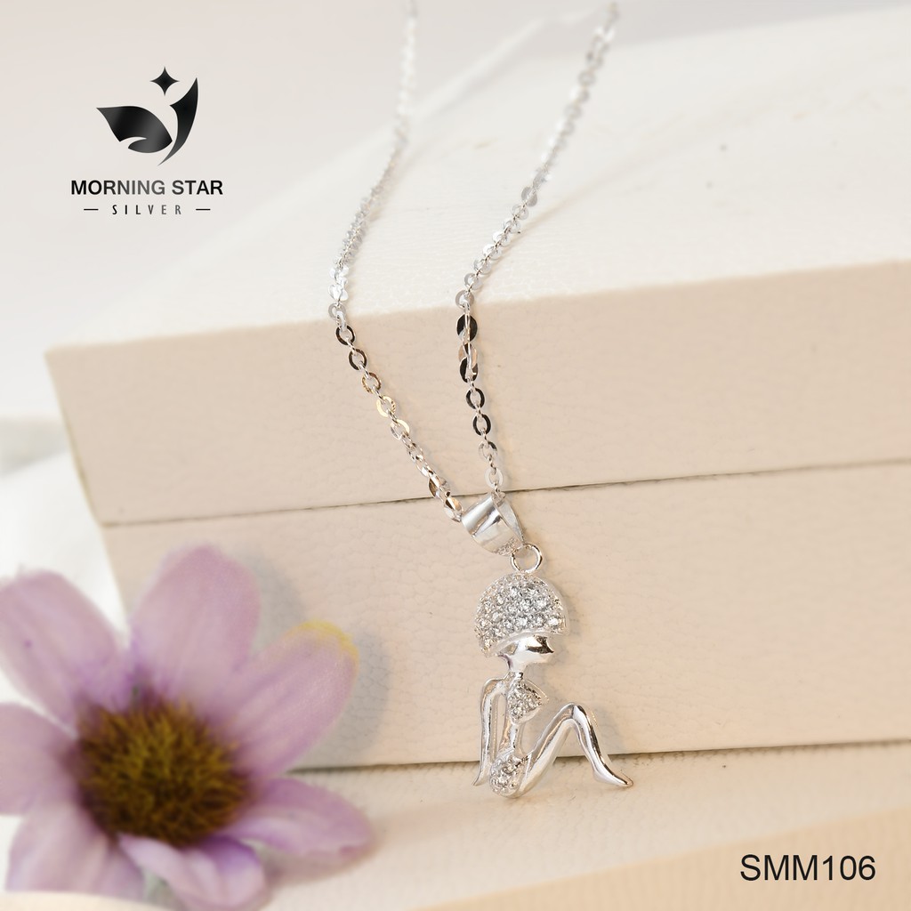 Morning Star New Trend Silver SMM106 Italy 925 Cutest Necklace ...