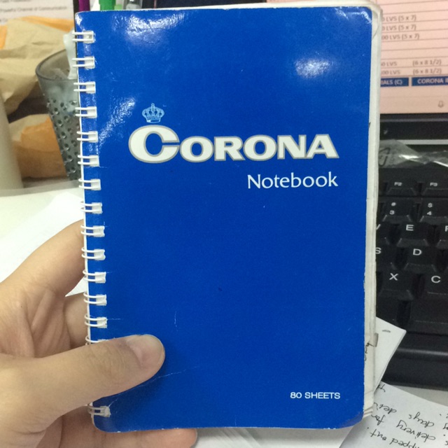Corona pocket notebook spiral | Shopee Philippines