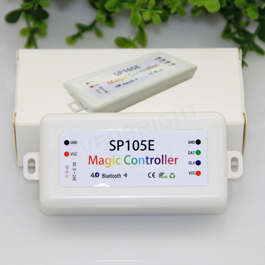 SP105E Magic Wifi LED Controller Bluetooth SPI for All Kinds of IC Pixels Lights WS2801 WS2811 ...