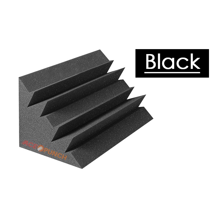 Acepunch 8 pcs 12 x 12 x 24 cm Acoustic Foam Wedge Column Mini Bass ...
