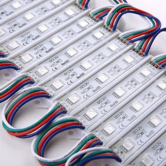 1pc Led Module Smd 5050 Rgb (red Green Blue) Waterproof 3led / Strip ...