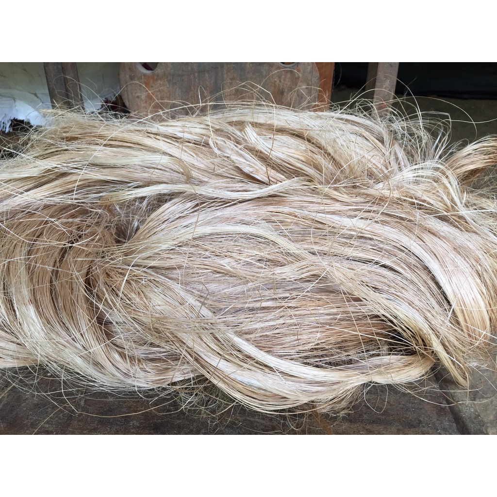 Natural Abaca Fiber 1kg S2 Class fiber raw materials for DIY Projects ...