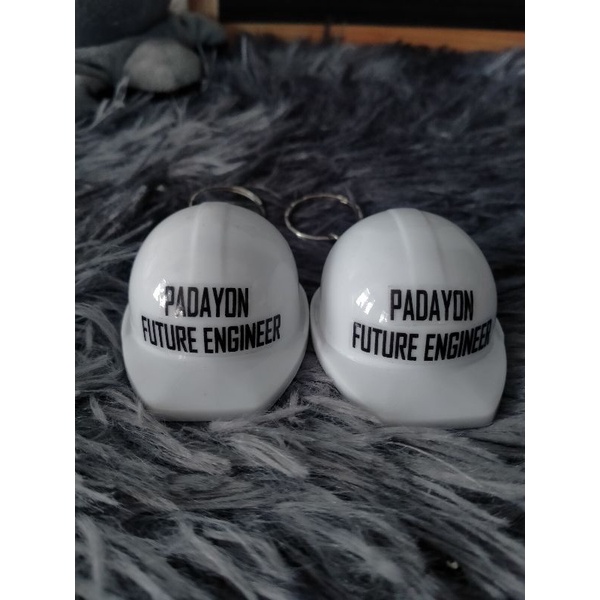 Customized White Hard Hat Keychain | Shopee Philippines