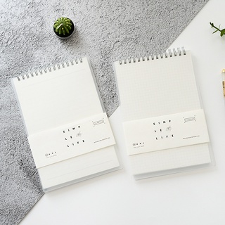 Spring Notebook A4/A5/B5 Flip Up Loose-Leaf Book Steno Notebook ...