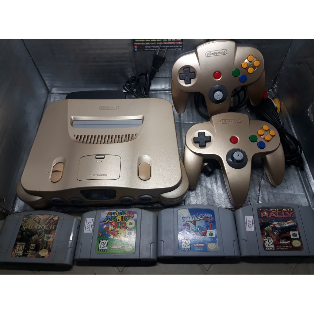Nintendo64 Console GOLD Color Limited Edition (US Version) | Shopee ...