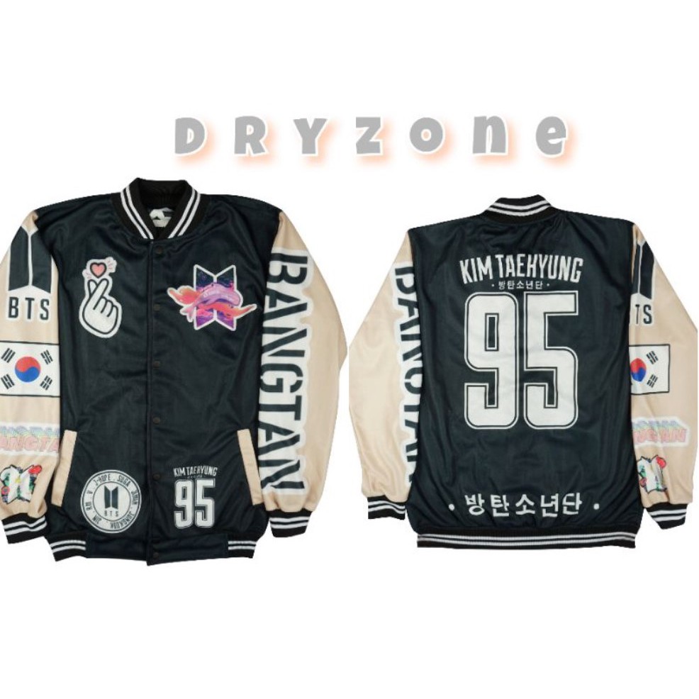 Bts VARSITY Jacket JUNGKOOK KOREAN STYLE Very | Shopee Philippines