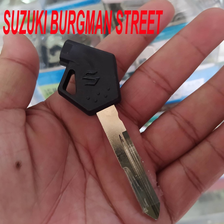 Suzuki Burgman Street 125 Blank Key Keys Duplicate with magnet | Shopee ...