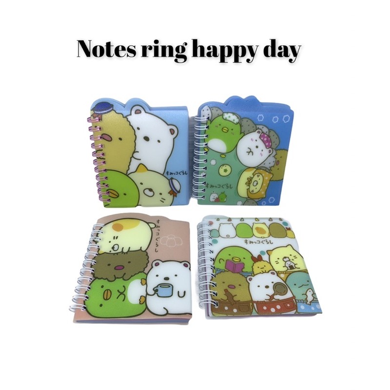 Happy day notes ring / spiral memo / notebook | Shopee Philippines
