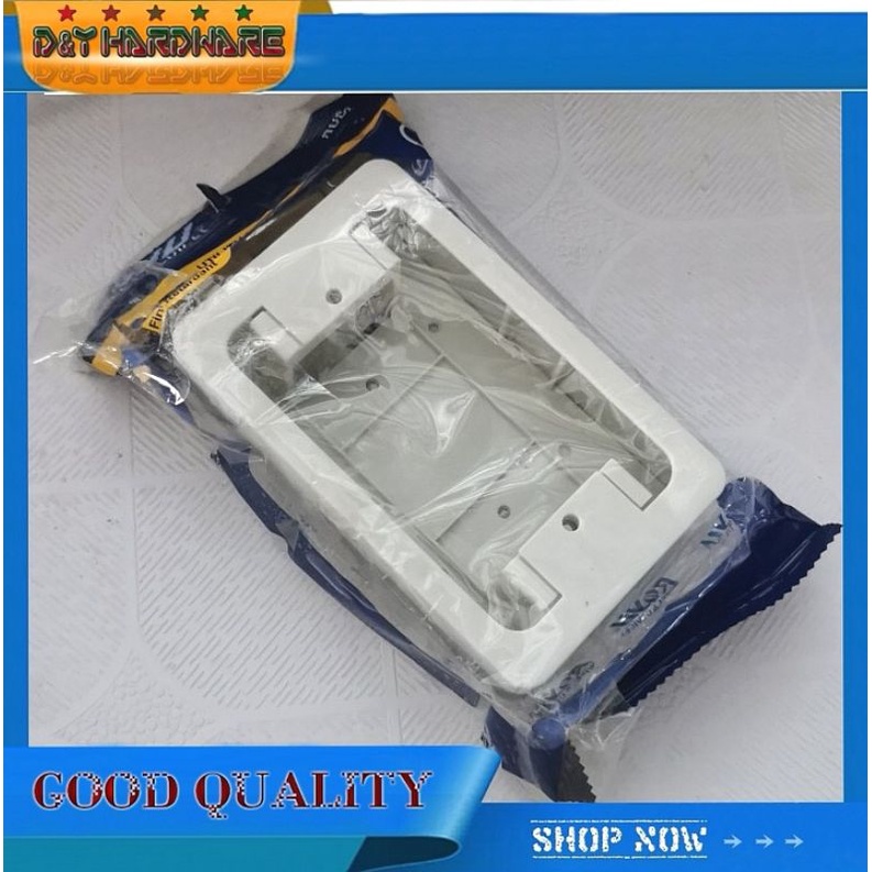 Pvc Surface Utility Box(Amco Box) Surface Type Fire Retardant | Shopee ...