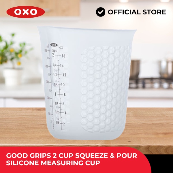 OXO Houseware Good Grips Squeeze & Pour Silicone Measuring Cup ...