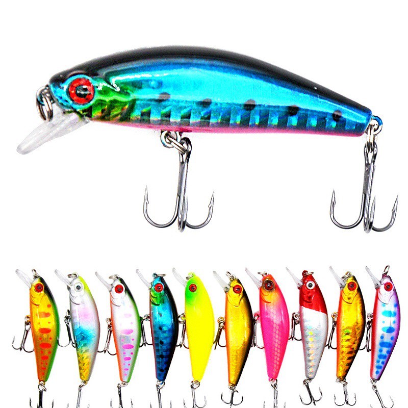 1Pcs Sinking Minnow Fishing Lure 5.8cm 6g Swimbait Bass Wobbler Hard Artificial Bait Crank ...