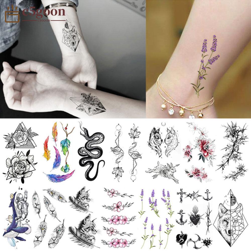 Fake Tattoo Magic Tattoo 15 Days Waterproof Minimalist Tattoo Semi ...