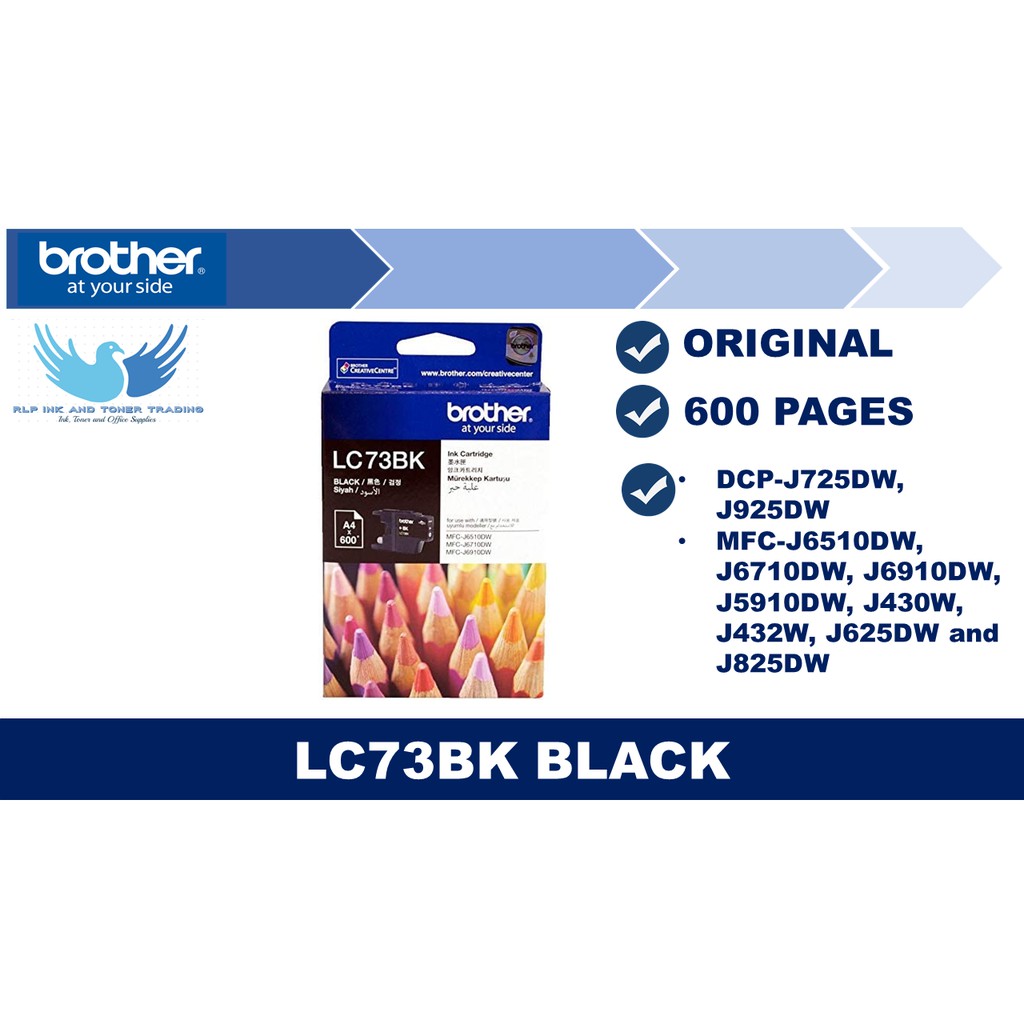 Brother LC73 Black Original Ink Cartridge | Shopee Philippines