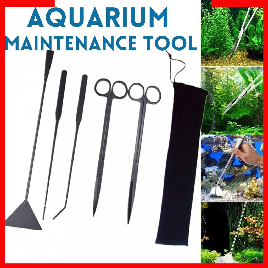 3/5pcs Aquascaping Maintenance tools Aquarium Tank Tools Kit Aquatic ...