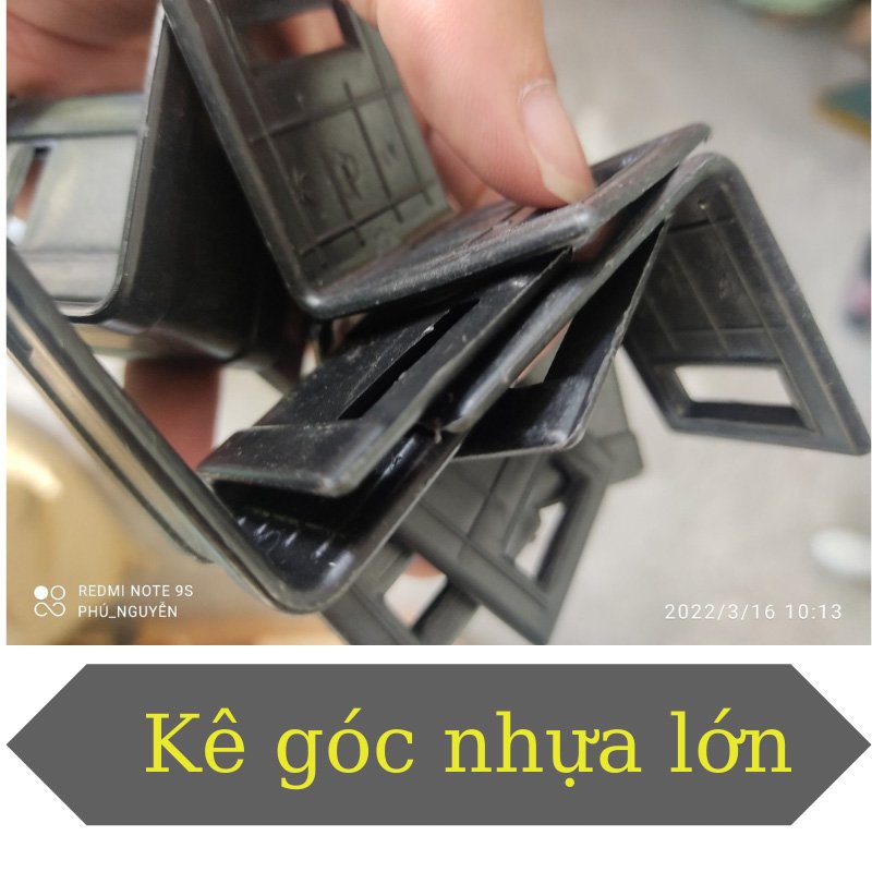 Plastic corner brackets used in strapping Ho Chi Minh's LH and straps ...