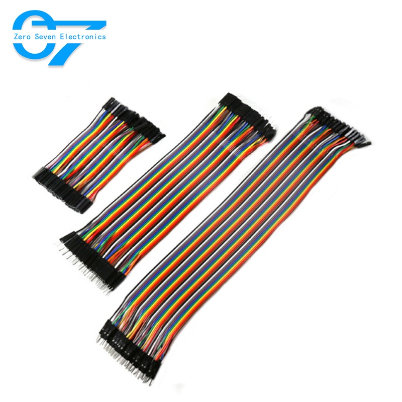 40pcs 10cm 20cm 30cm Breadboard connecting Jumper Wires Dupont Wire ...