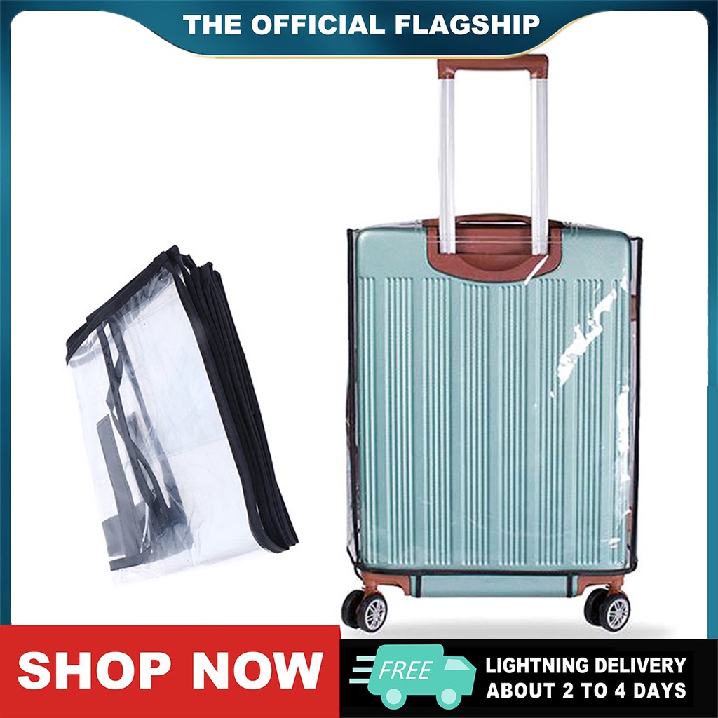 18/20/22/24/26/28/30 PVC Transparent Travel Luggage Protector Suitcase ...