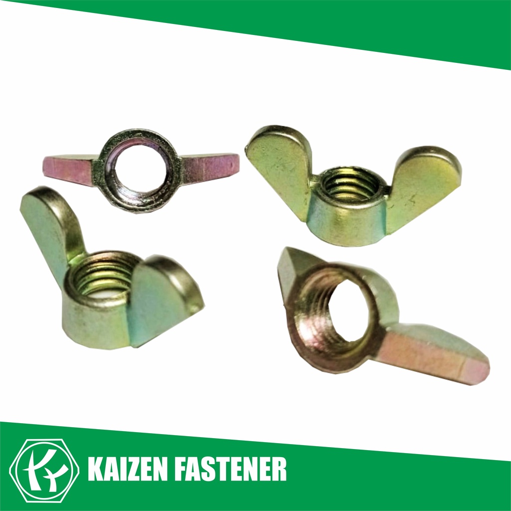 M8 x 1,25P Ear Nut bolt 12 Wing Nut Butterfly | Shopee Philippines