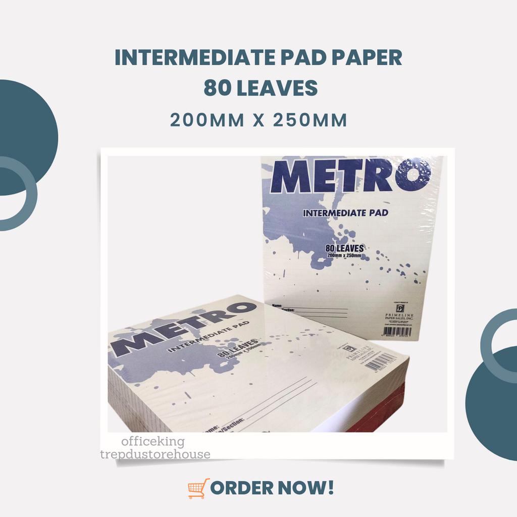 Intermediate Pad Paper 200mm x 250mm 80 Leaves | Shopee Philippines